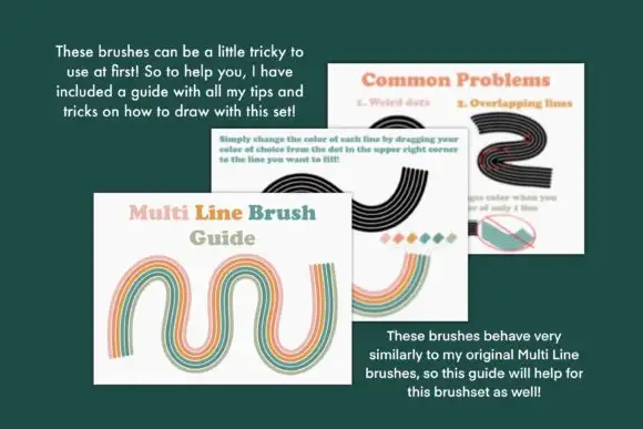 Multi Lines Brushes for Procreate | BrushesPack