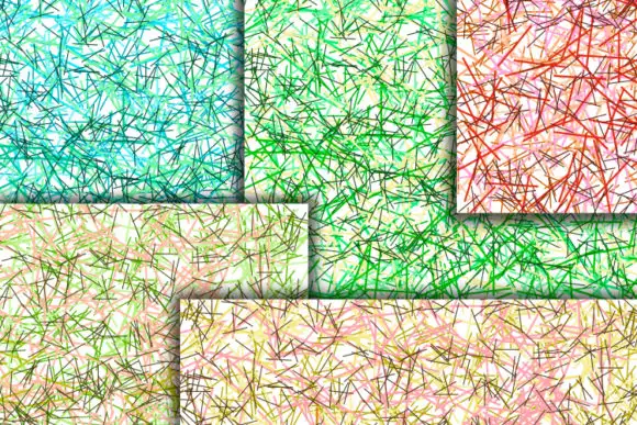 Multi Color Abstract Digital Paper - Free Download
