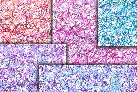 Multi Color Abstract Digital Paper - Free Download