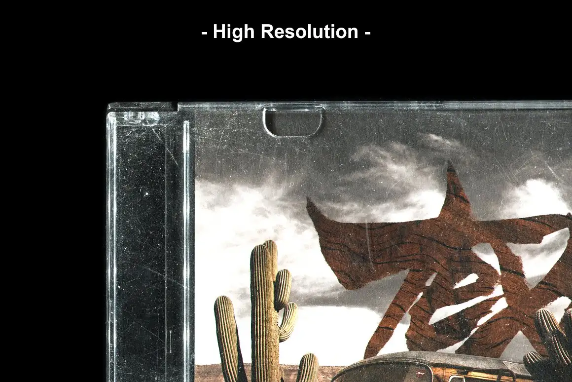 Music CD Cover MOCKUP PACK Free Download