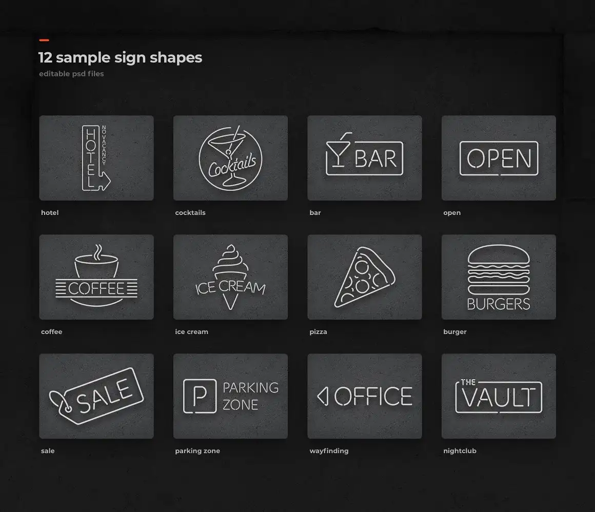 Neon Sign Kit Free Download