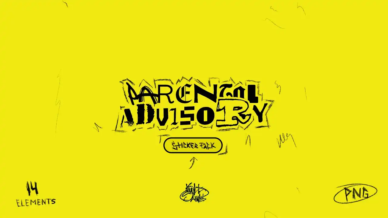 PARENTAL ADVISORY STICKER PACK - Free Download