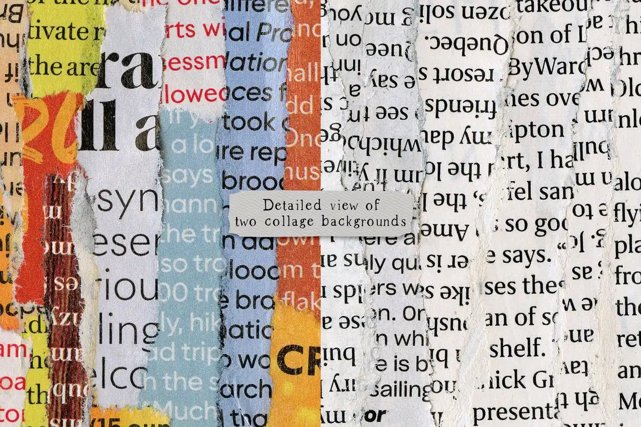 Paper Collage Png Graphics - Free Download