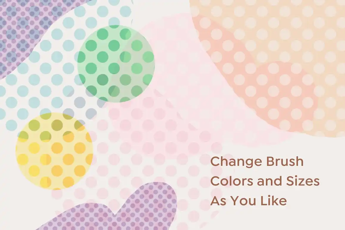 Polka Dot Paper Brushes Procreate Free Download