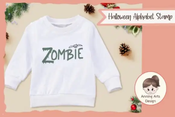 Procreate Brush Stamp Halloween Alphabet | BrushesPack