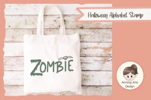 Procreate Brush Stamp Halloween Alphabet Free Download