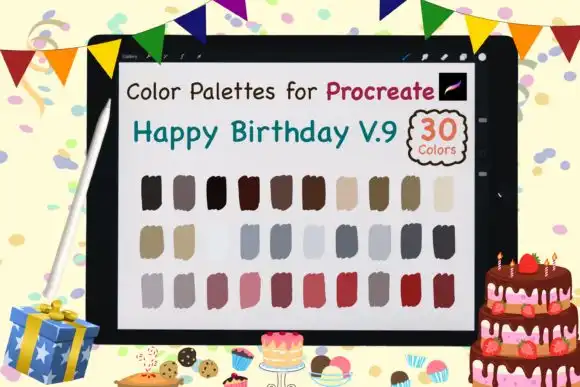 Procreate Color Palettes Birthday V9 Free Download