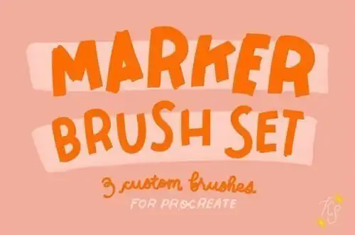 Procreate Marker Brush Set Free Download
