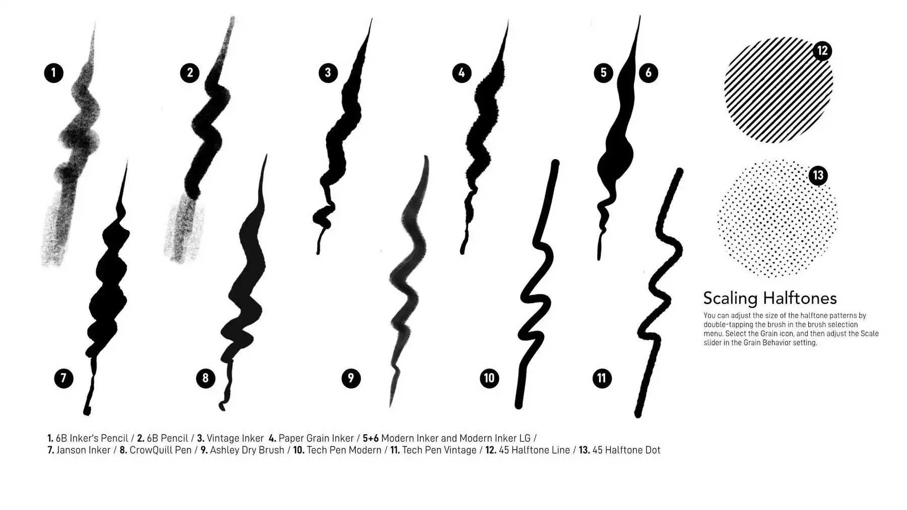 Procreate Vintage Comic Ink Brushes Free Download