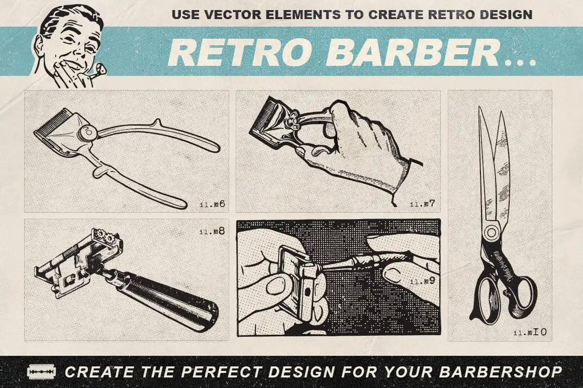 Retro Barber Pack - Free Download
