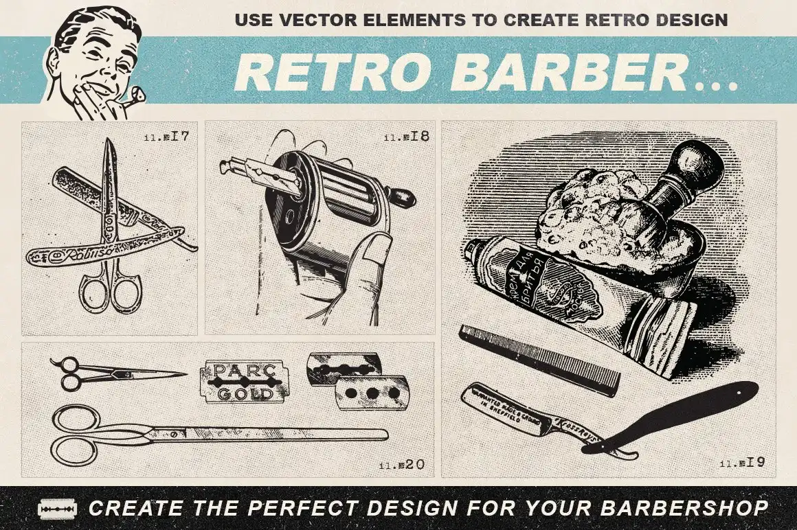 Retro Barber Pack - Free Download