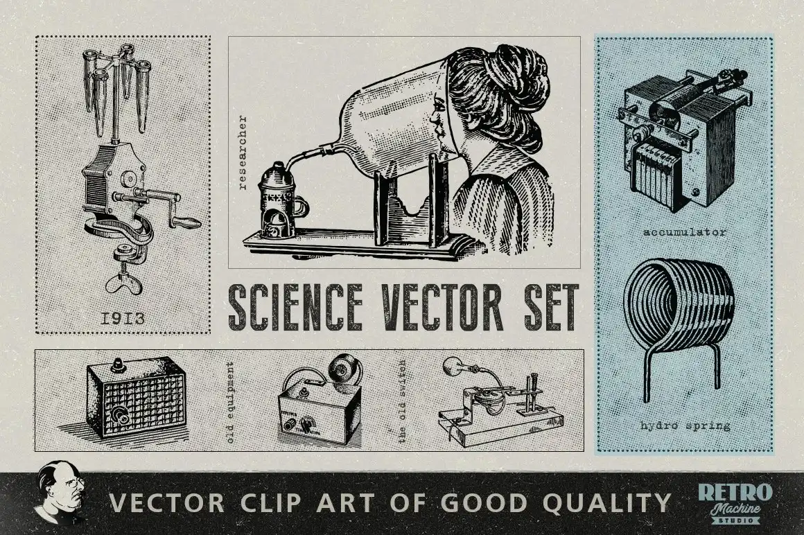 Science Retro Set Free Download