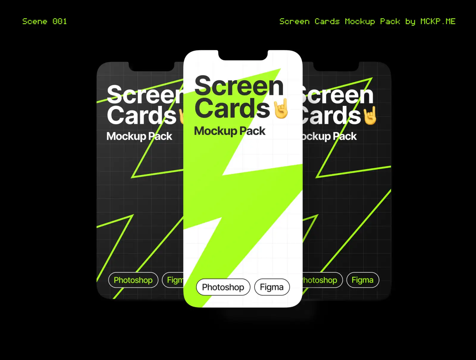 Screen Cards Mockup Pack Free Download