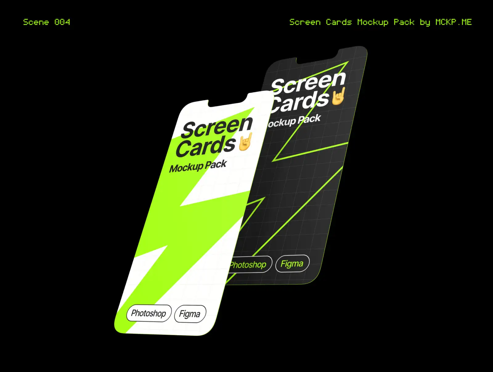 Screen Cards Mockup Pack Free Download