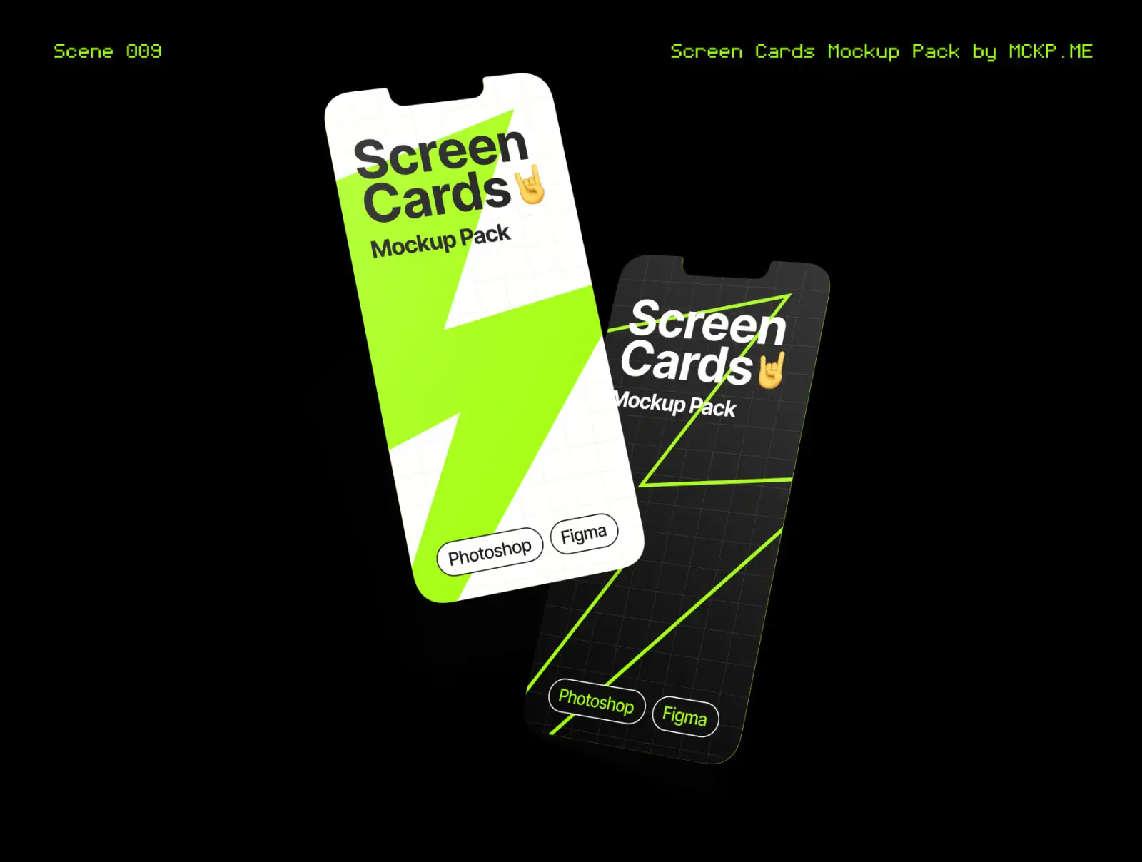 Screen Cards Mockup Pack Free Download