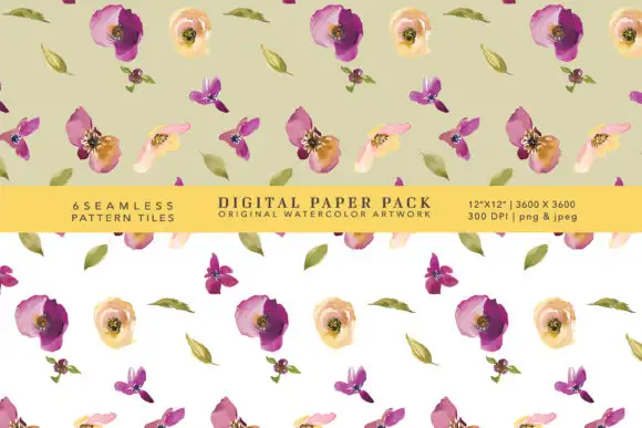 Seamless Patterns Collection Scrapbook Free Download
