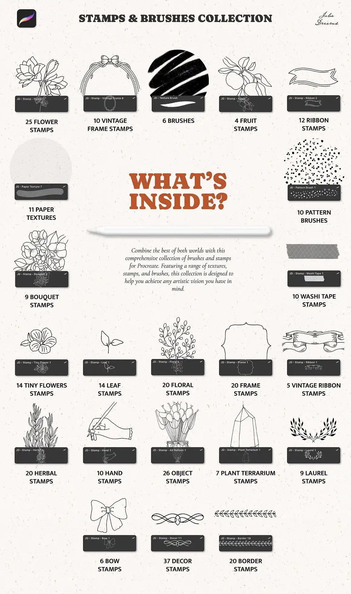 Stamps & Brushes Collection Free Download