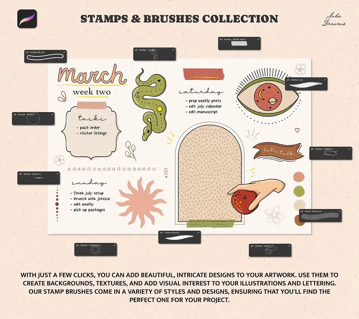 Stamps & Brushes Collection - Free Download