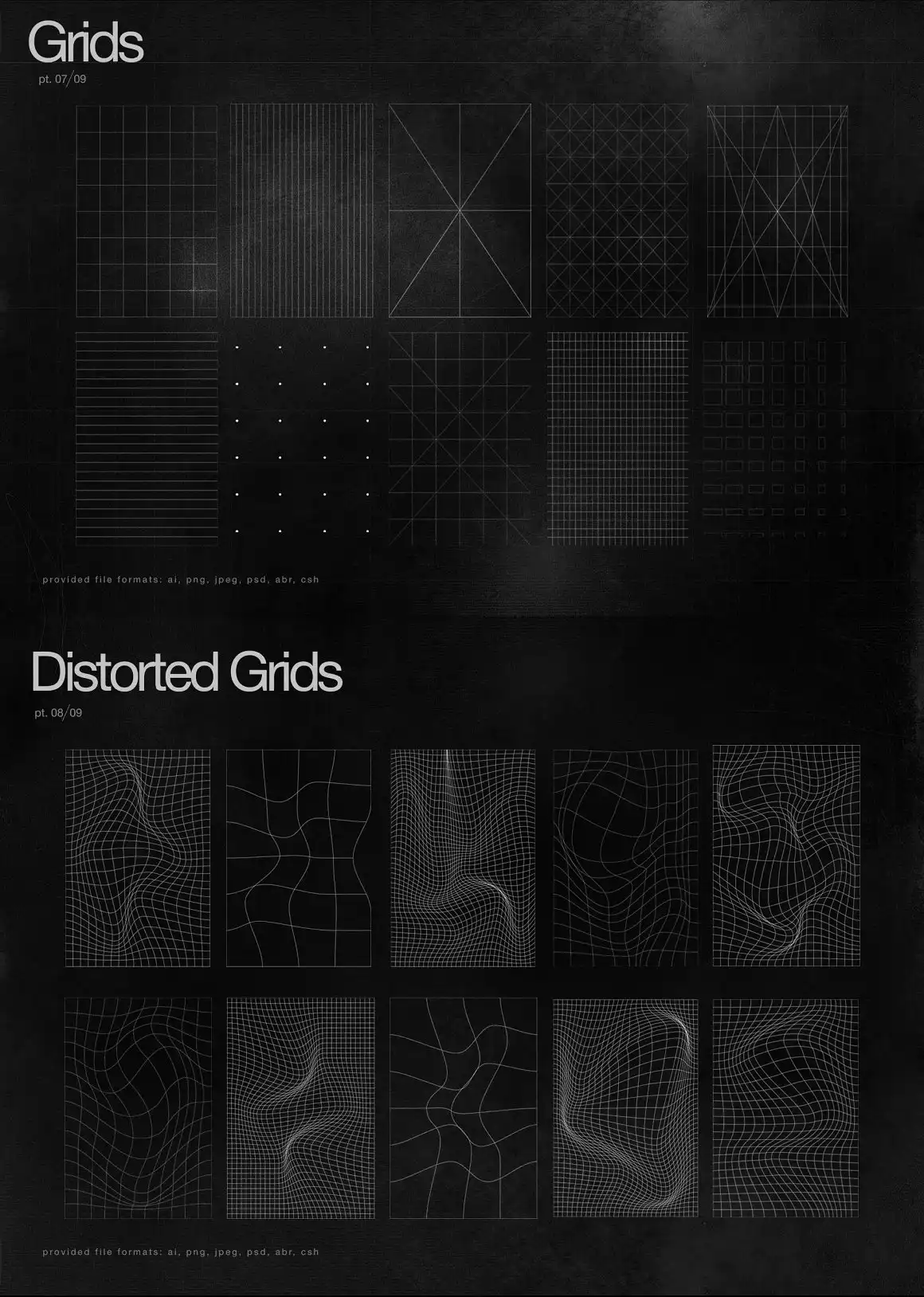 Textures, Shapes, Grids, Brushes - Free Download