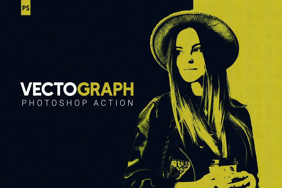 Vectograph Photoshop Action - Free Download