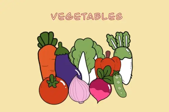 Vegetable Procreate Brush Stamps Free Download