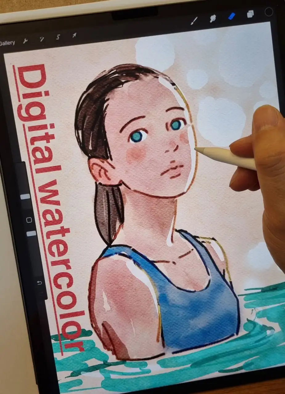 Watercolor Painting Brushes for Procreate Free Download