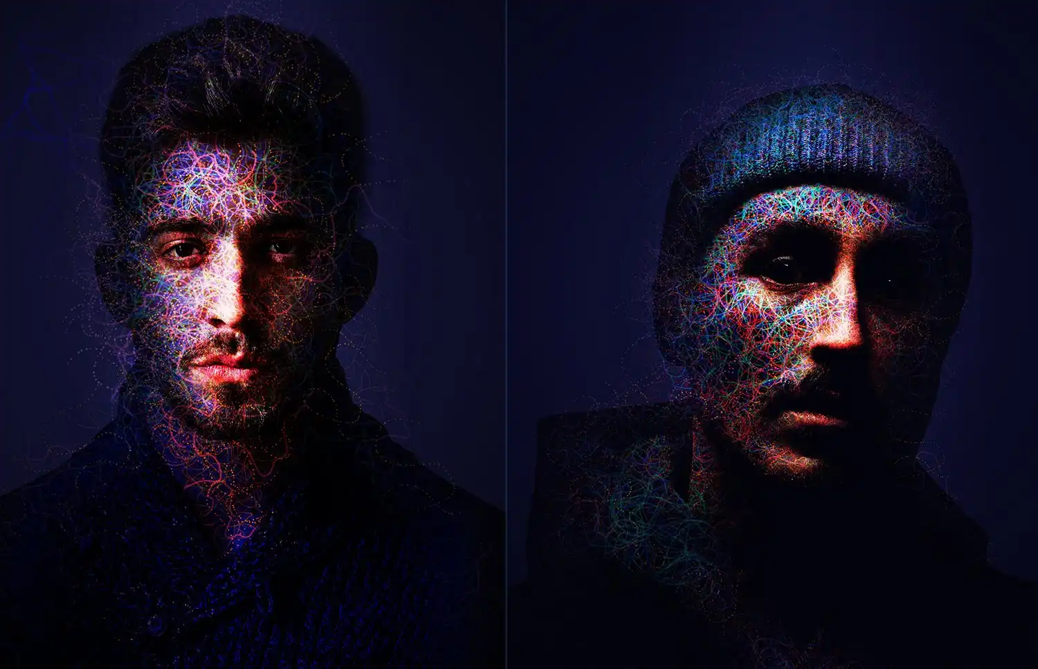 Abstract Line Photoshop Action - Free Download