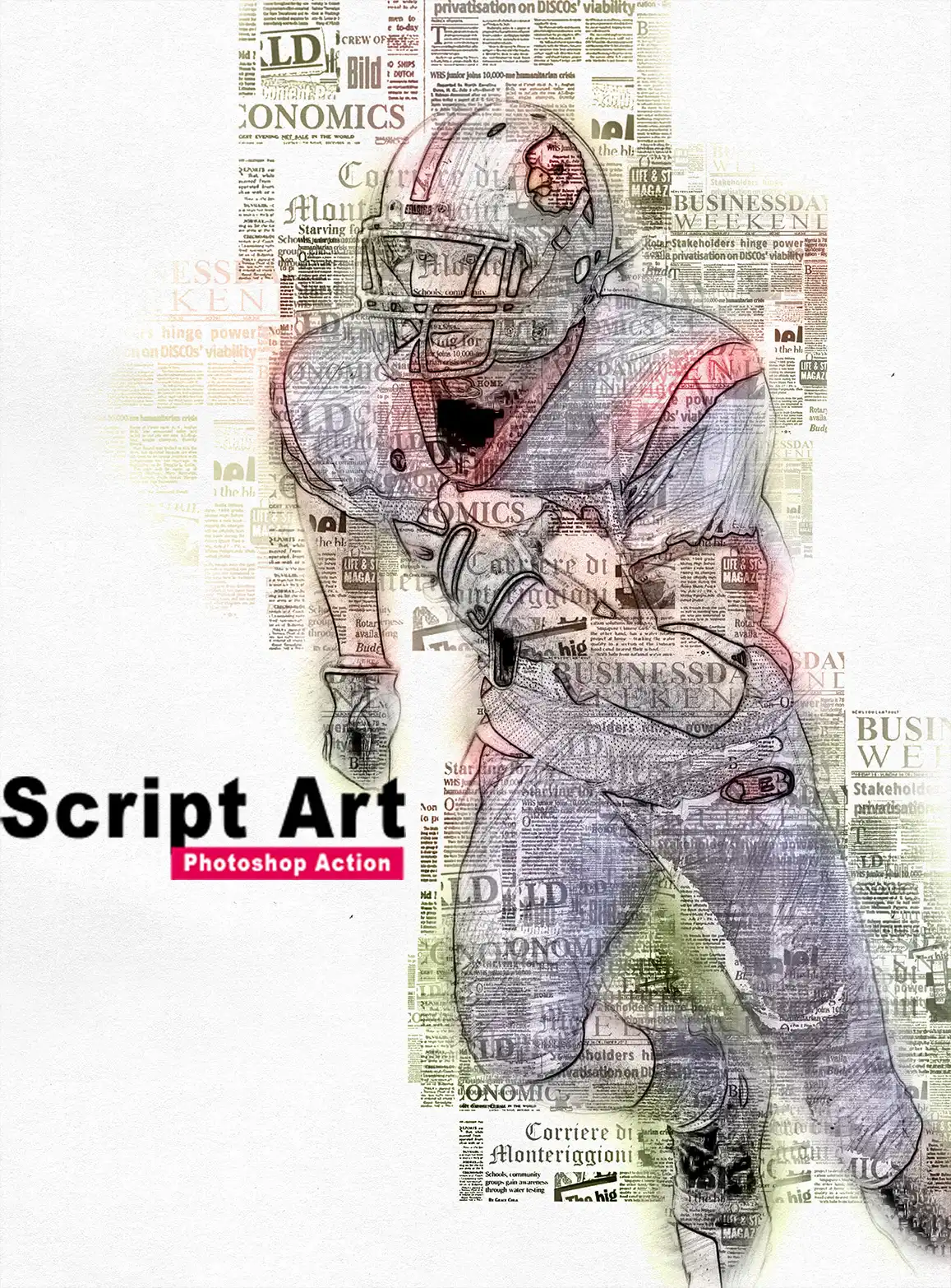 Amazing Script Art Photoshop Action Vol 2 Free Download