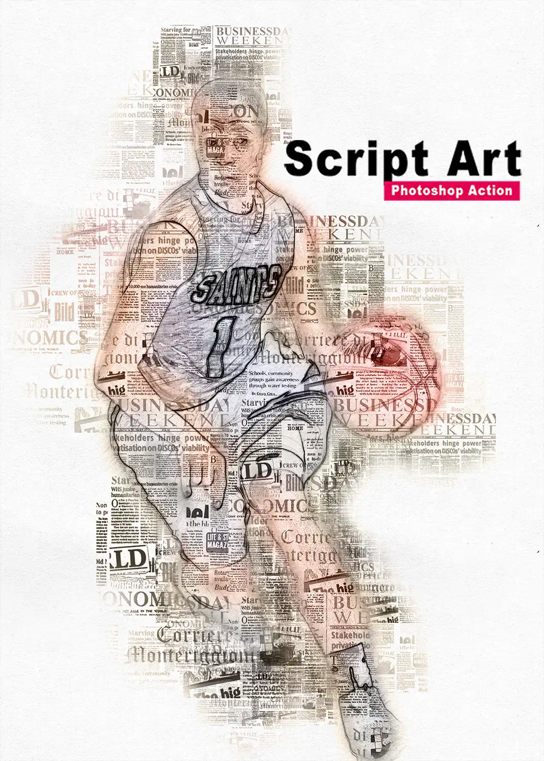 Amazing Script Art Photoshop Action Vol 2 Free Download