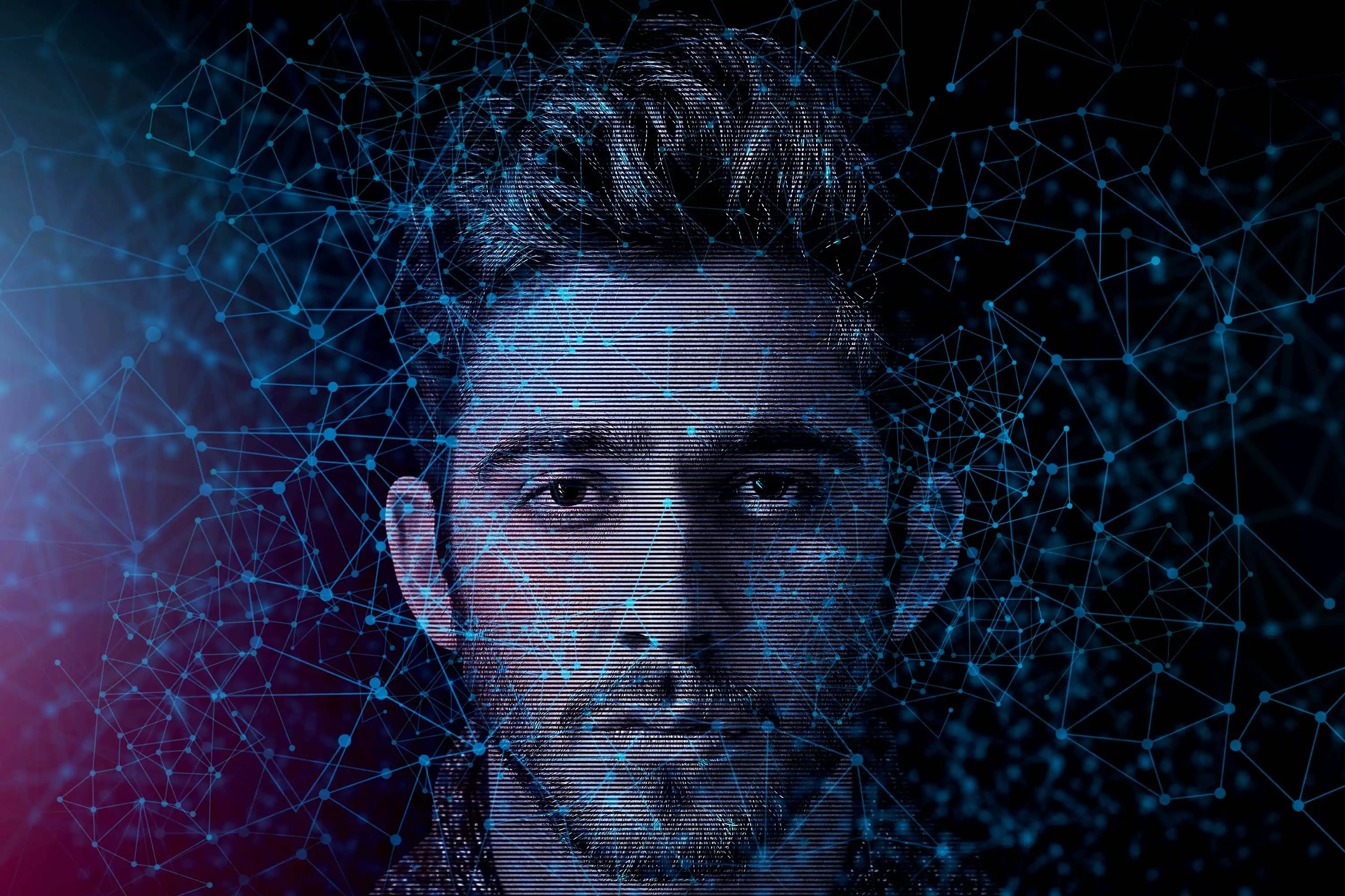 Artificial Intelligence Photoshop Effect Mockup Free Download