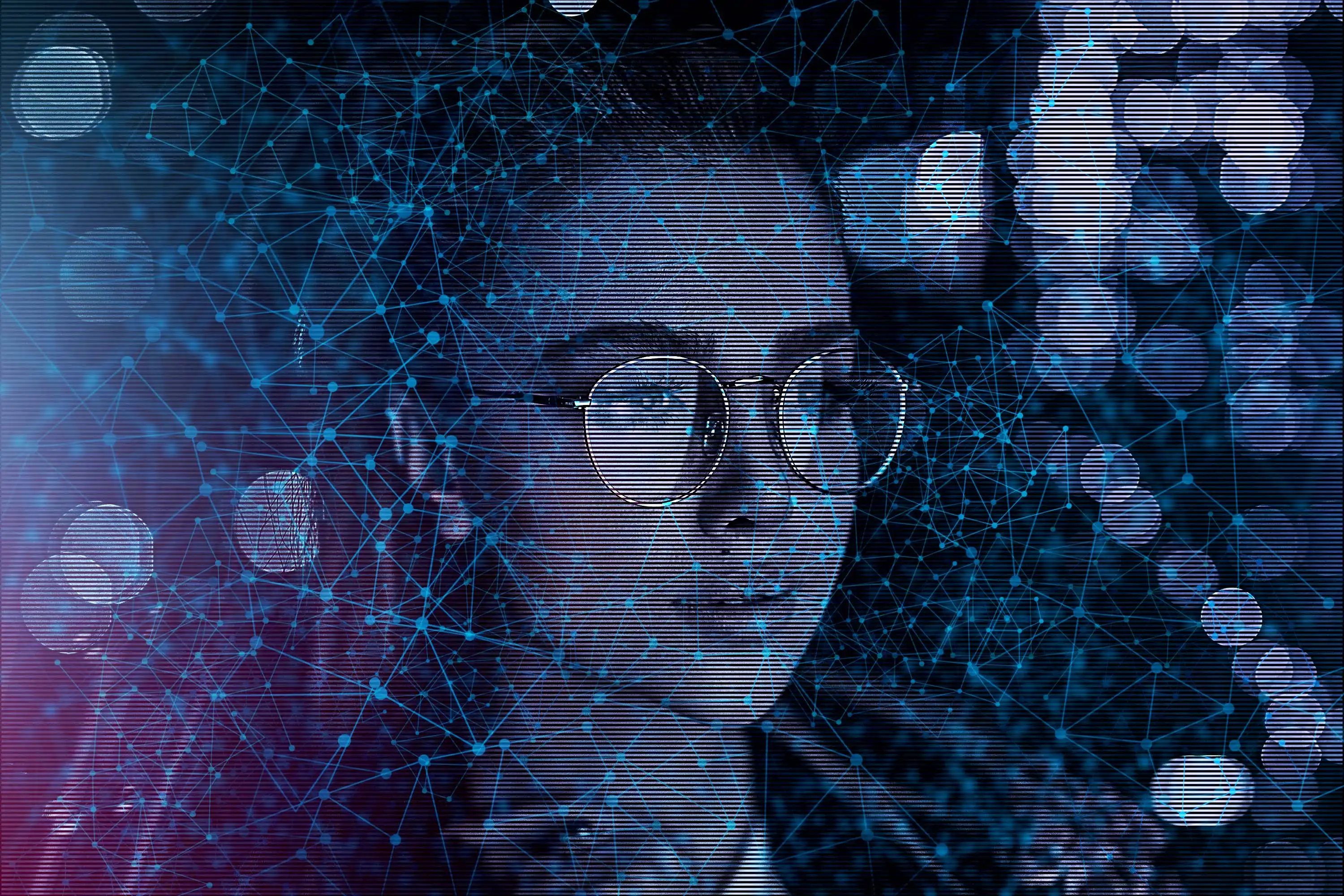 Artificial Intelligence Photoshop Effect Mockup Free Download