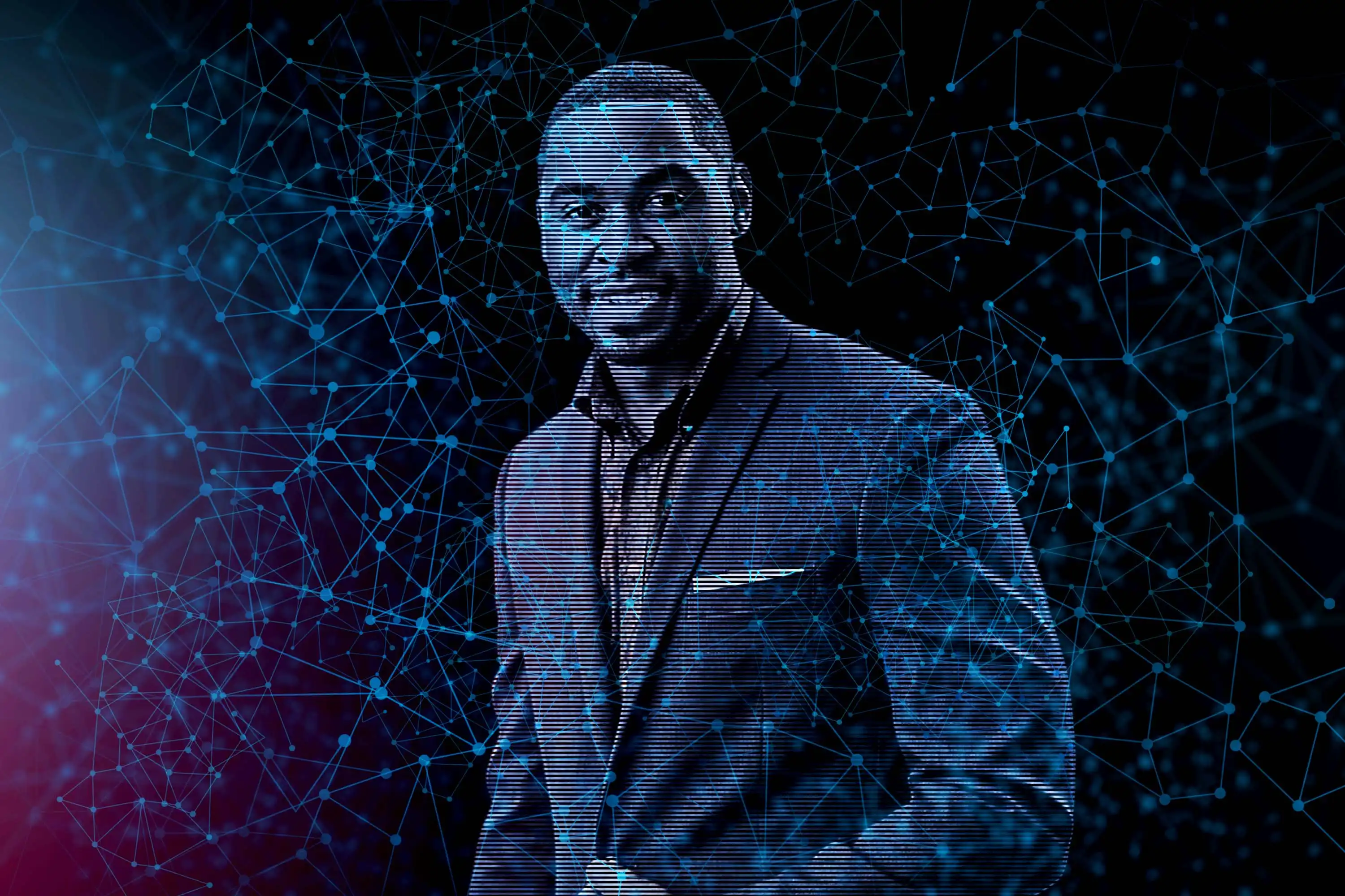 Artificial Intelligence Photoshop Effect Mockup Free Download