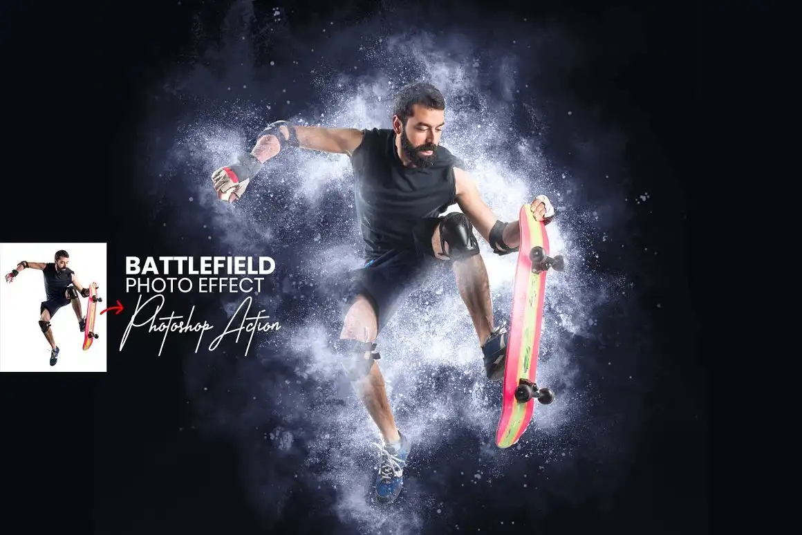 Battlefield Photoshop Actions Free Download