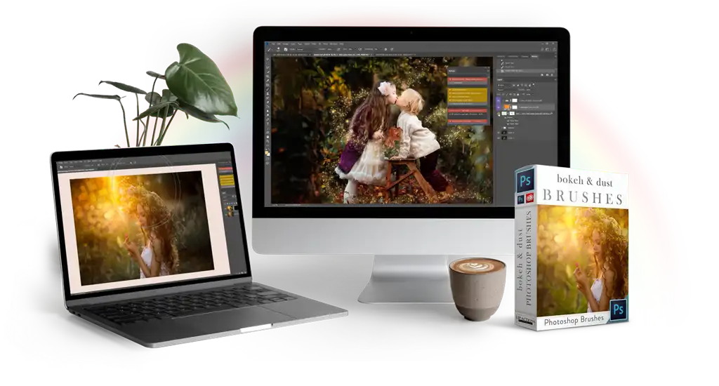 LSP – Bokeh Light Dust & Particle Brush Set For Photoshop - Brushes Pack