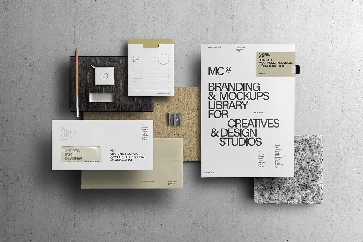 Branding Mockups Library - Free Download
