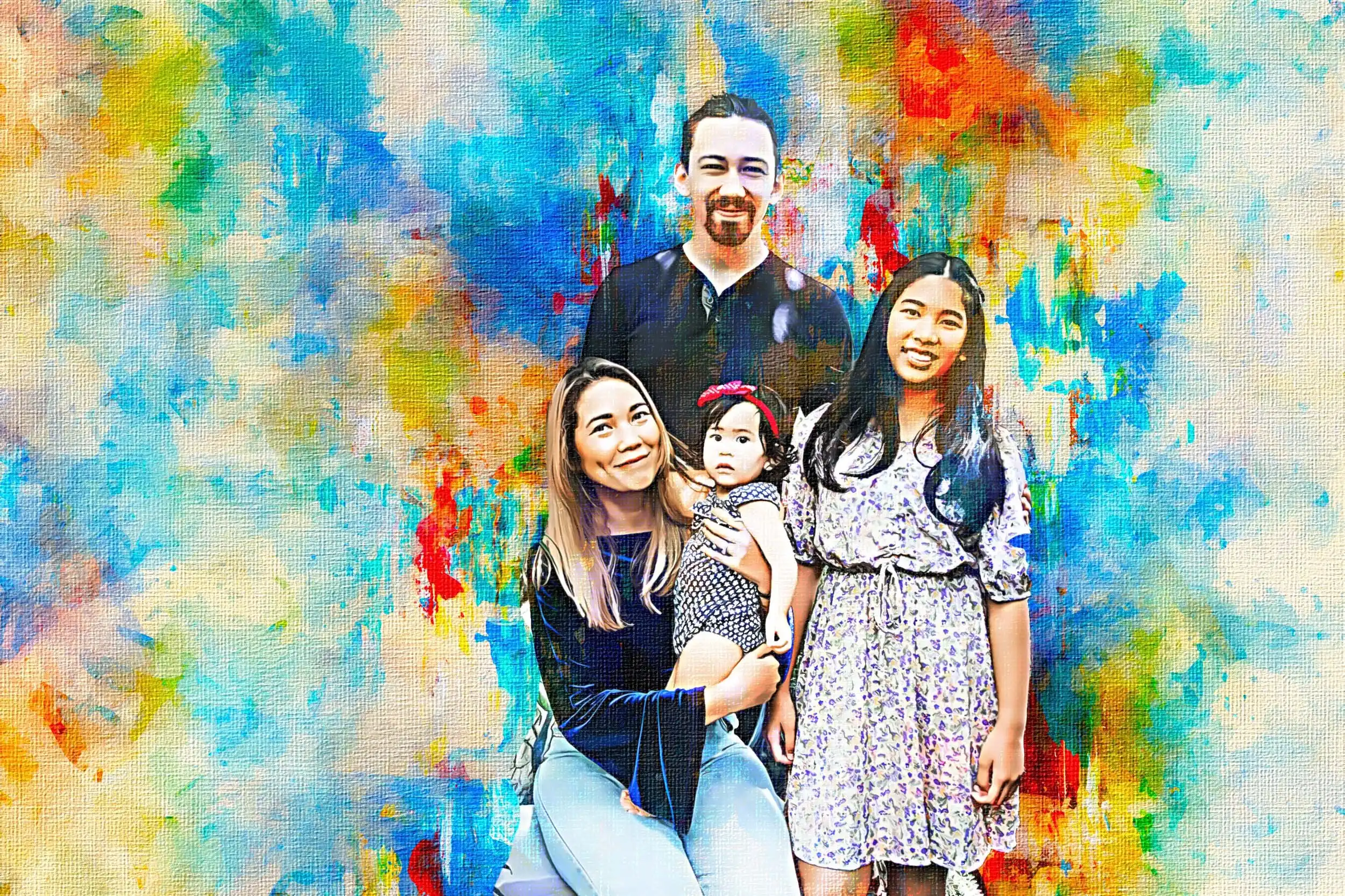 Canvas Art Photoshop Action - Free Download