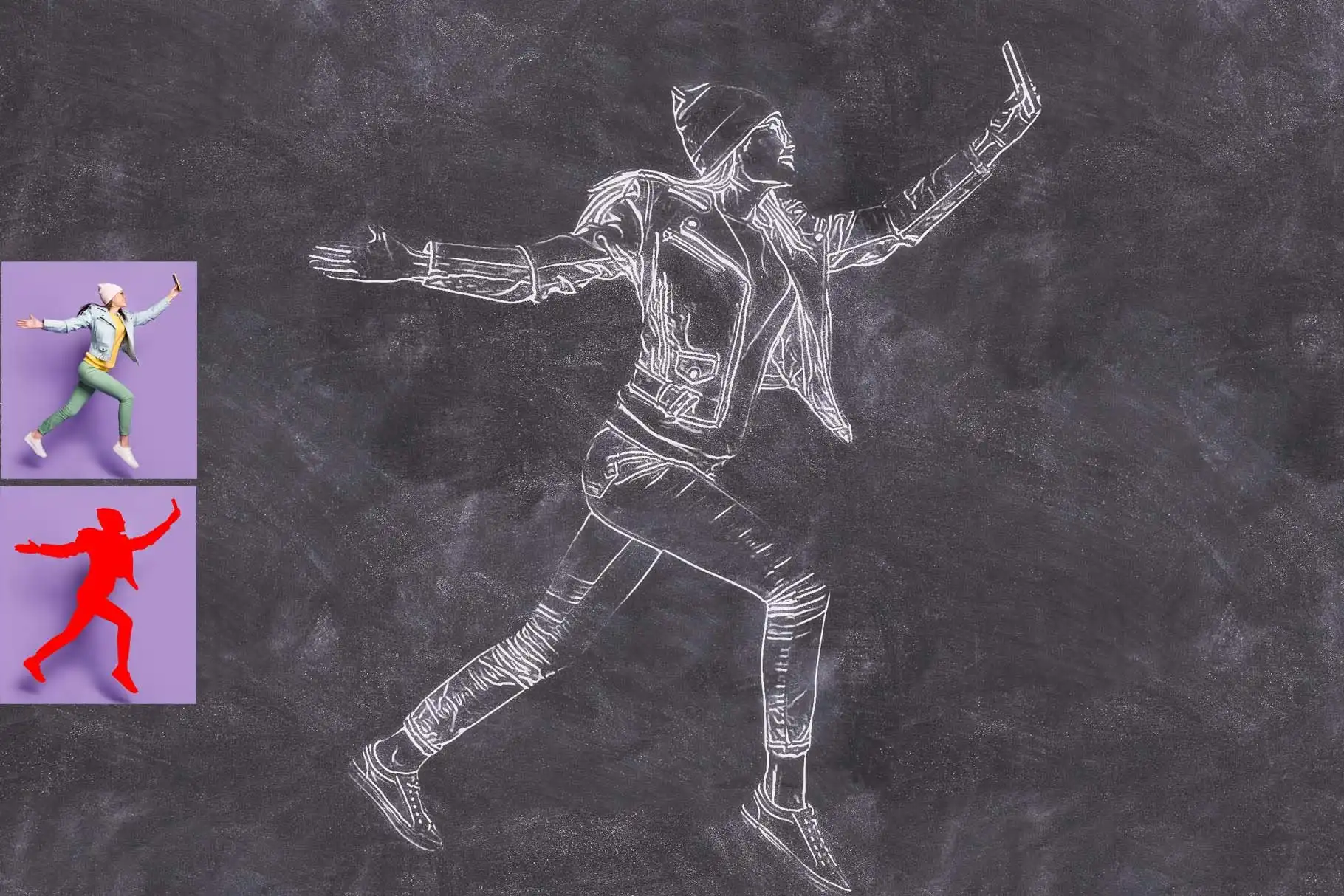 Chalk Effect Photoshop Action - Free Download