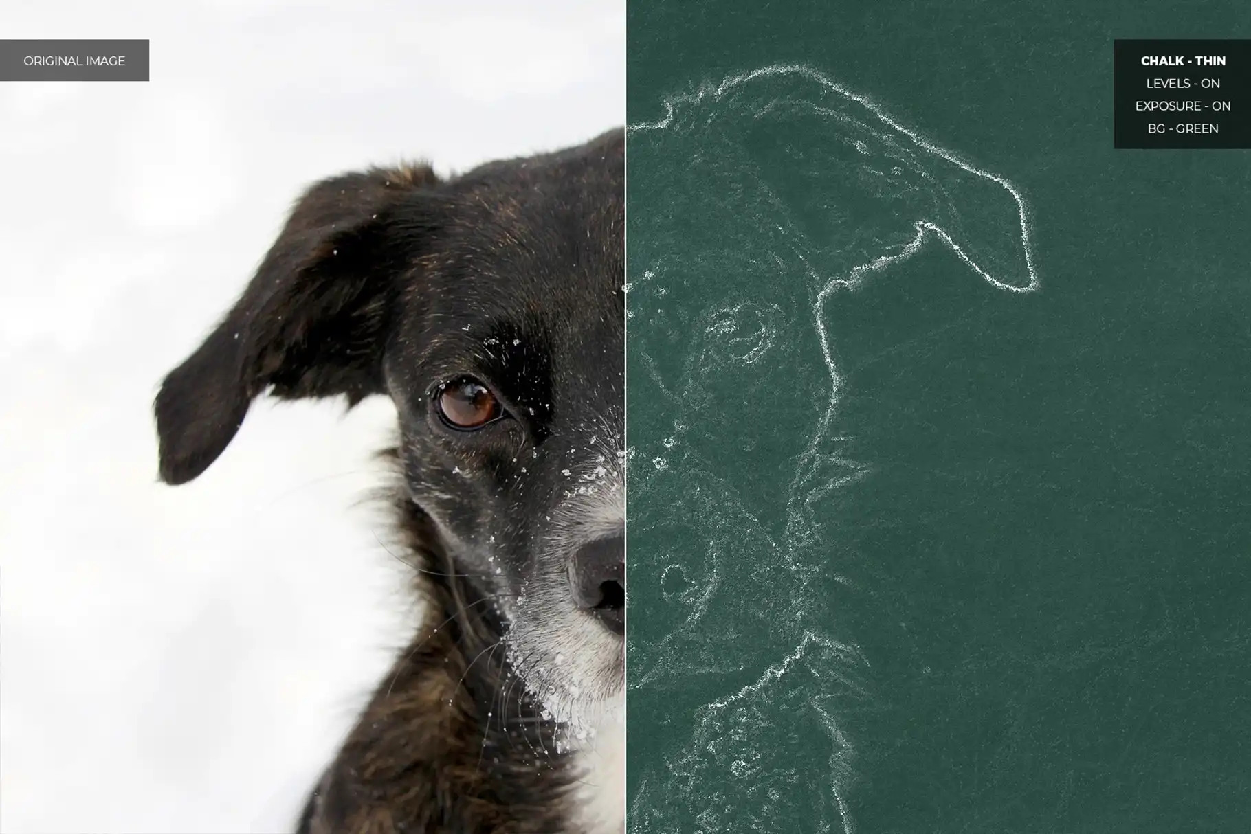 Chalk Effect Photoshop Action - Free Download