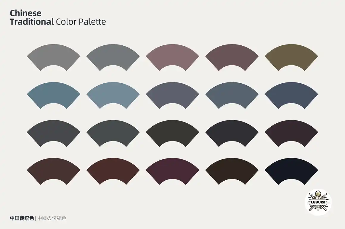 Chinese Traditional Color Palette Free Download
