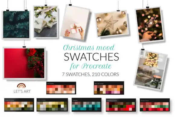 Christmas Procreate Color Palette Free Download