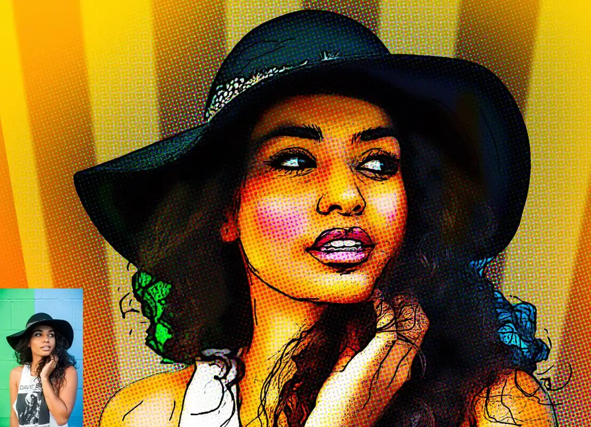 Comic Book Effect Photoshop Action Free Download