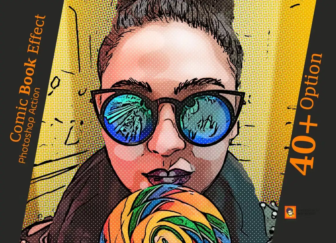 Comic Book Effect Photoshop Action Free Download