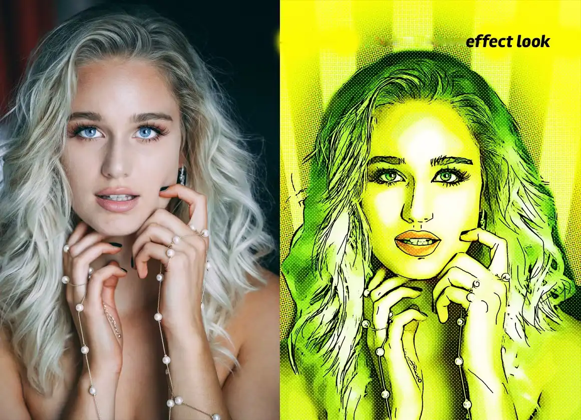 Comic Book Effect Photoshop Action Free Download