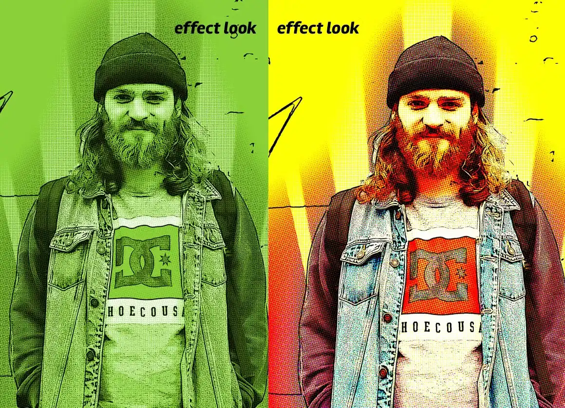 Comic Book Effect Photoshop Action Free Download