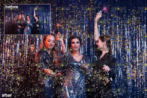 Confetti Overlay & Photoshop Overlay Download Free Download