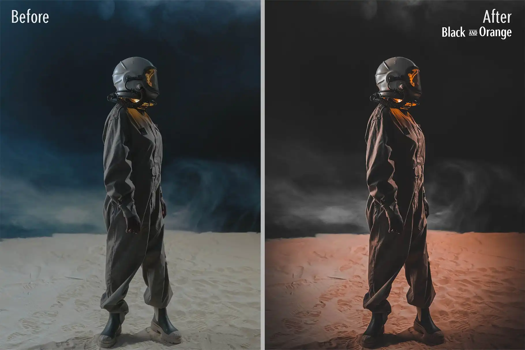 Dark Orange Action & Lightrom Presets Free Download