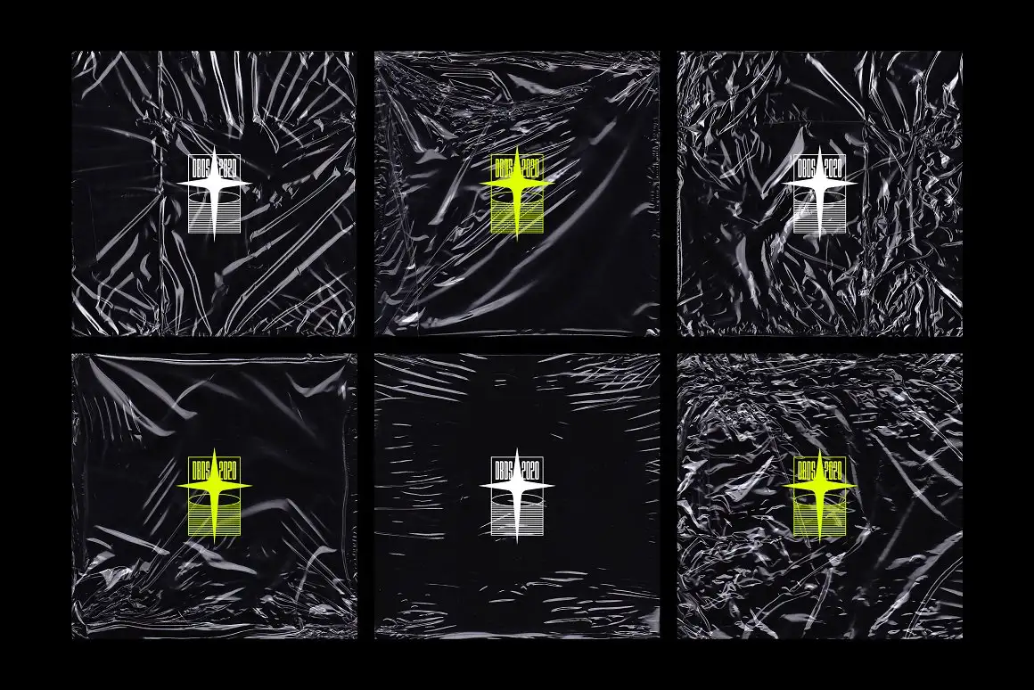 25 Plastic Wrap Textures Free Download