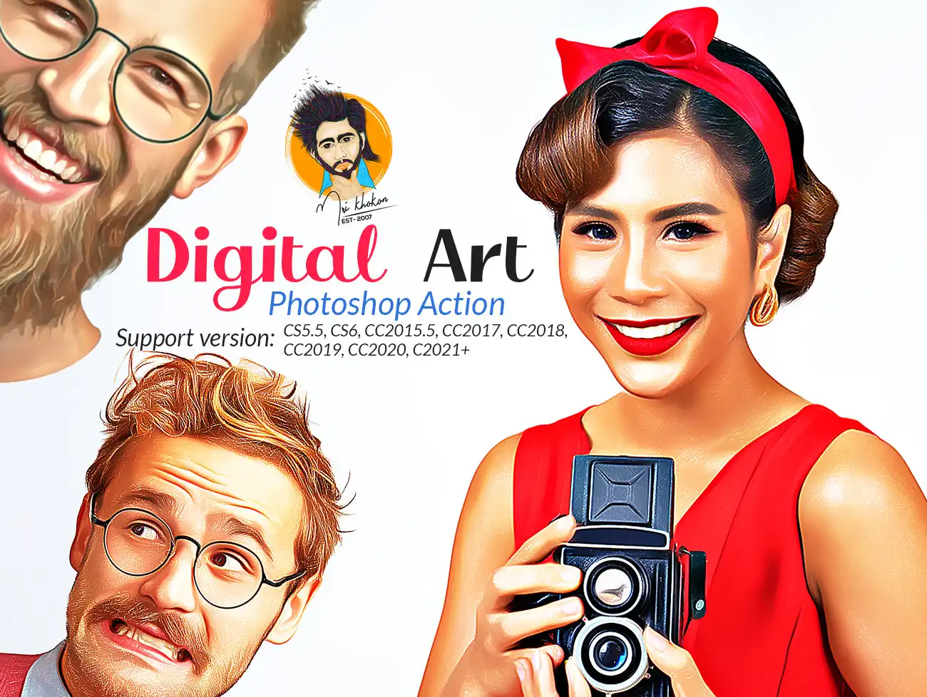 Digital Art Photoshop Action Free Download