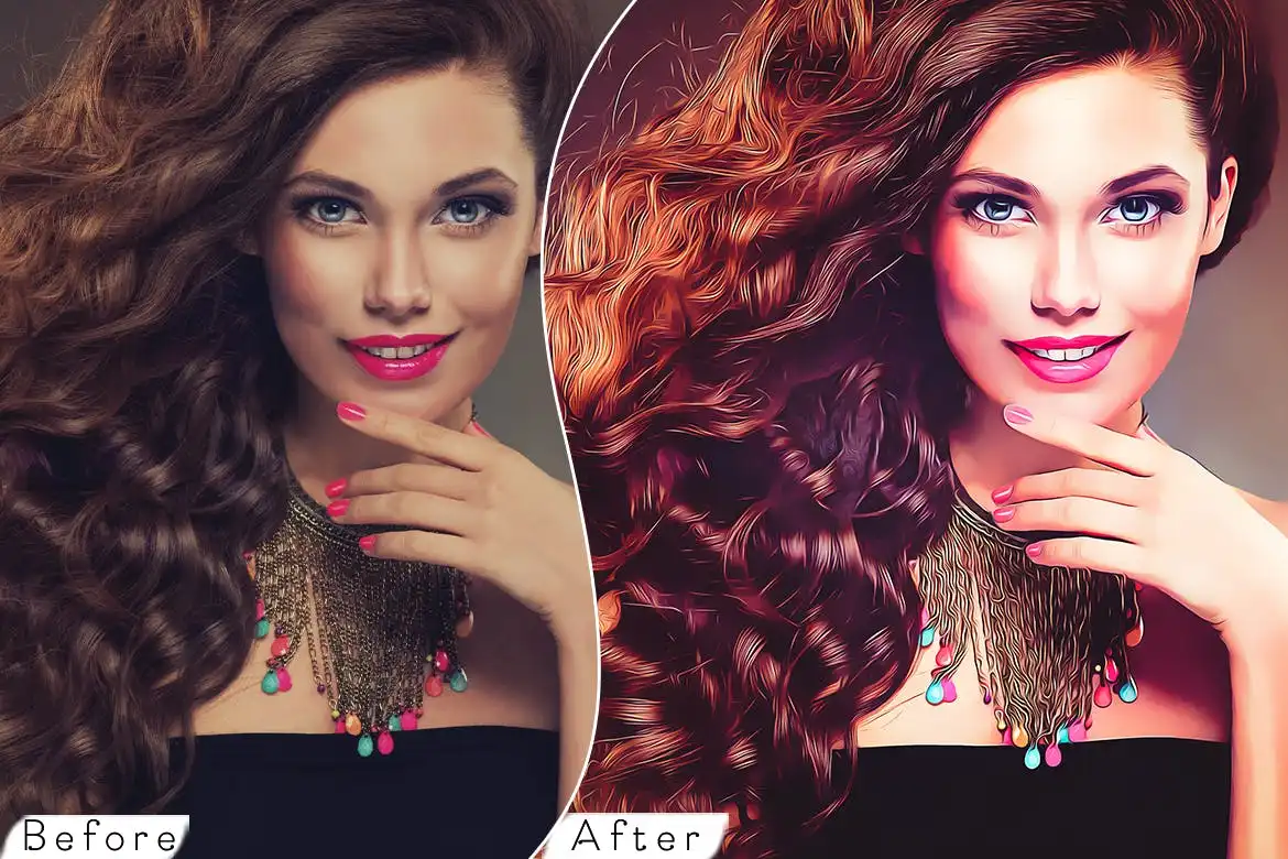 Digital Painting Photoshop Action Free Download
