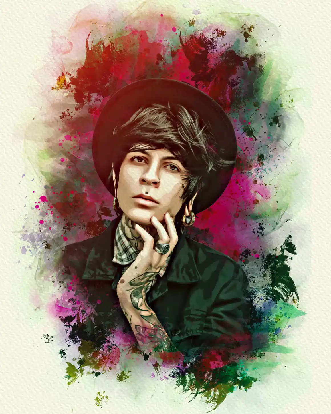 Editable Photo Template Design Free Download